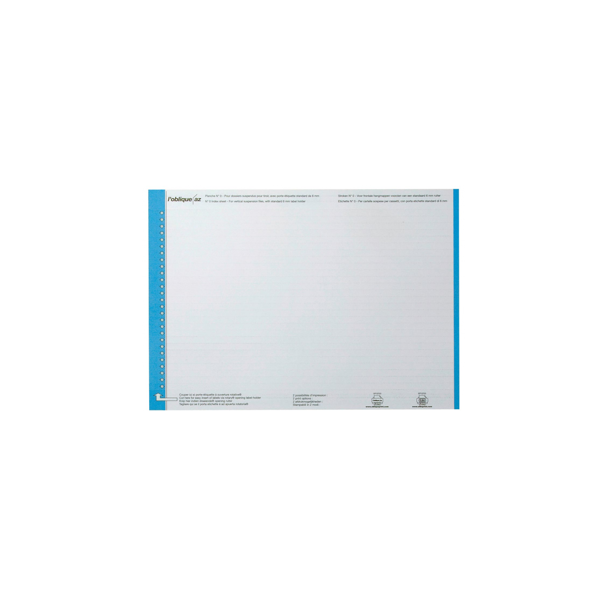 ELBA labels/etiquettes for hanging files - Martis Agencies