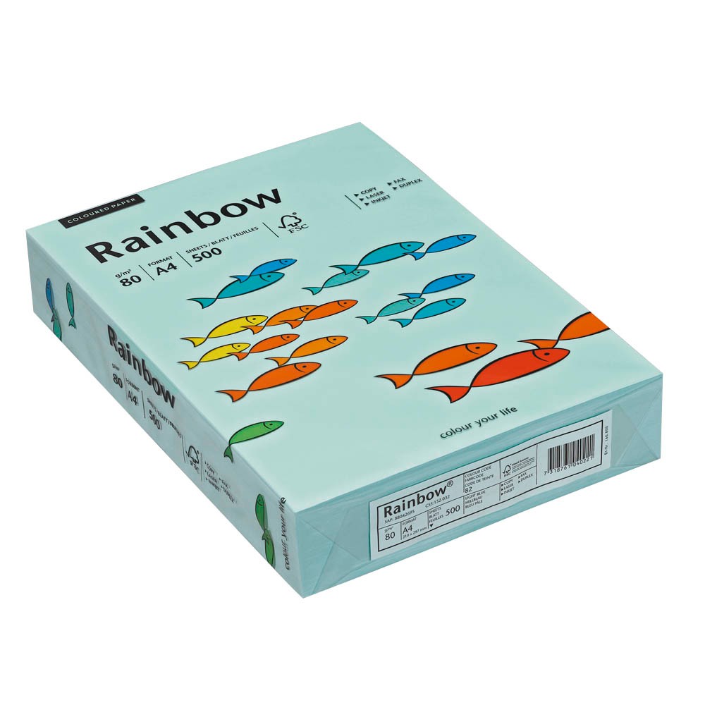 BLUE SKY | A4 | 80 gr/m2 | Rainbow copy paper - Martis Agencies "Online ...
